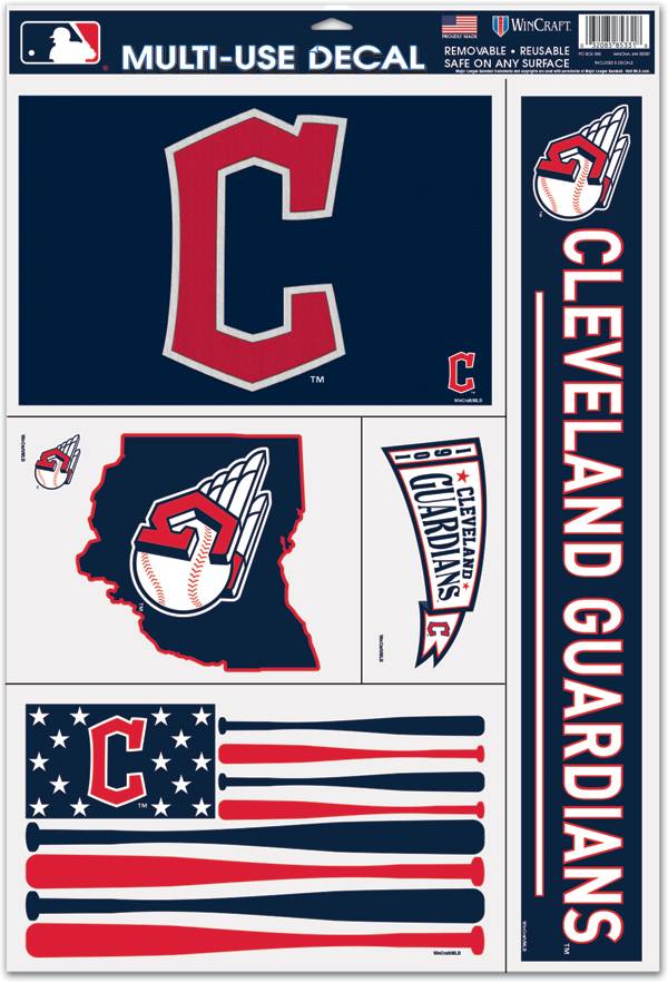WinCraft Cleveland Guardians Decal Sheet | Dick's Sporting Goods
