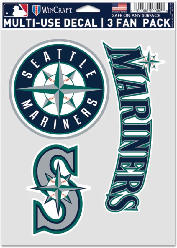 WinCraft Seattle Mariners 3-Pack Decal | Dick's Sporting Goods