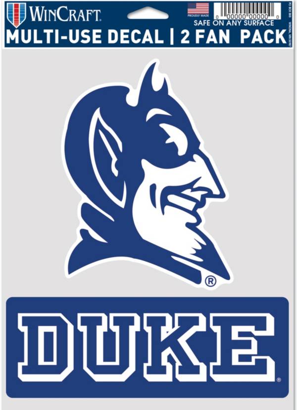 WinCraft Duke 2 Pack Fan Decal | Dick's Sporting Goods