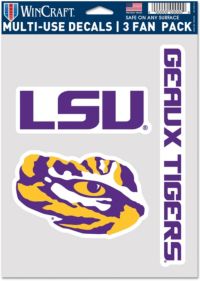 WinCraft LSU Tigers 3 Pack Fan Decal | Dick's Sporting Goods
