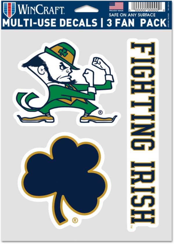 WinCraft Notre Dame Fighting Irish 3 Pack Fan Decal | Dick's Sporting Goods