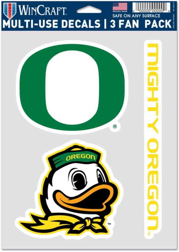 WinCraft Oregon Ducks 3 Pack Fan Decal | Dick's Sporting Goods