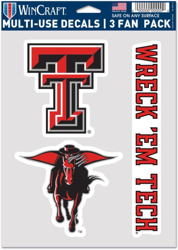 WinCraft Texas Tech Red Raiders 3 Pack Fan Decal | Dick's Sporting Goods