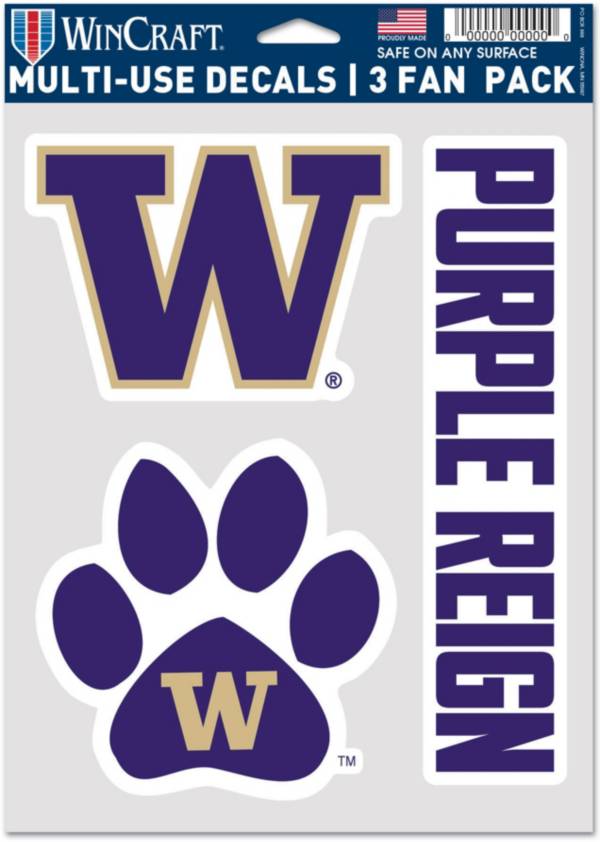 WinCraft Washington Huskies 3 Pack Fan Decal | Dick's Sporting Goods