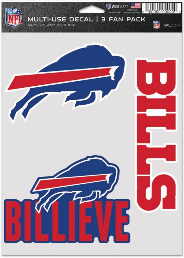 Logo Buffalo Bills 3-Pack Fan Decal | Dick's Sporting Goods