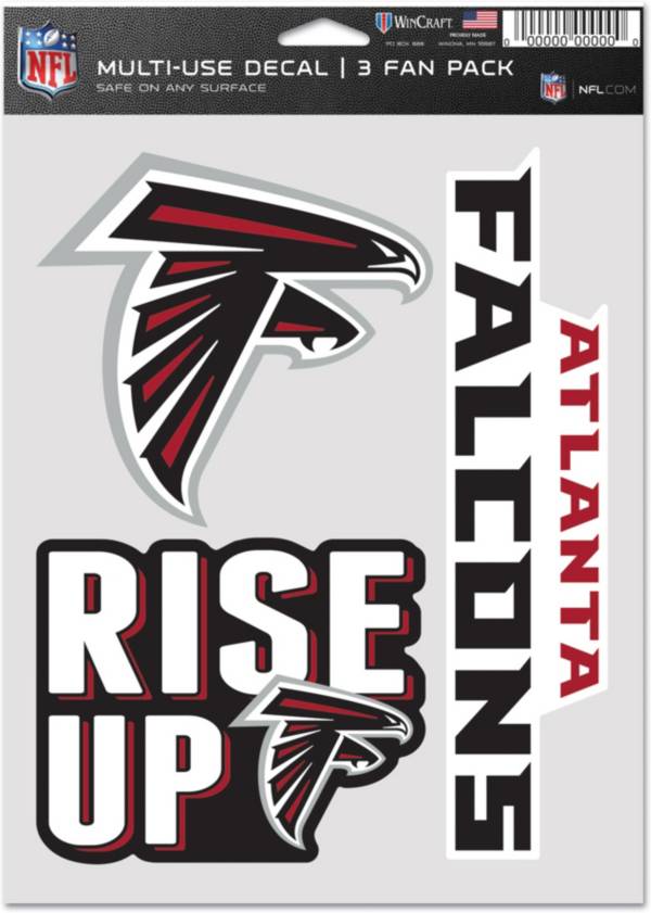 Logo Atlanta Falcons 3-Pack Fan Decal | Dick's Sporting Goods