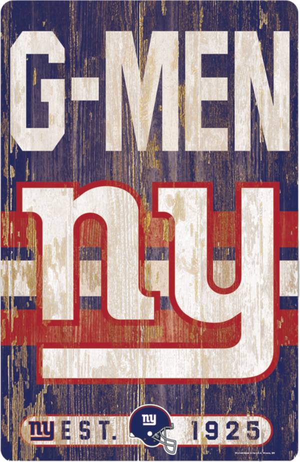 WinCraft New York Giants 11'' x 17'' Slogan Sign | Dick's Sporting Goods