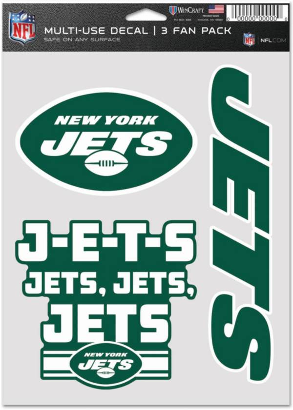 Logo New York Jets 3-Pack Fan Decal | Dick's Sporting Goods