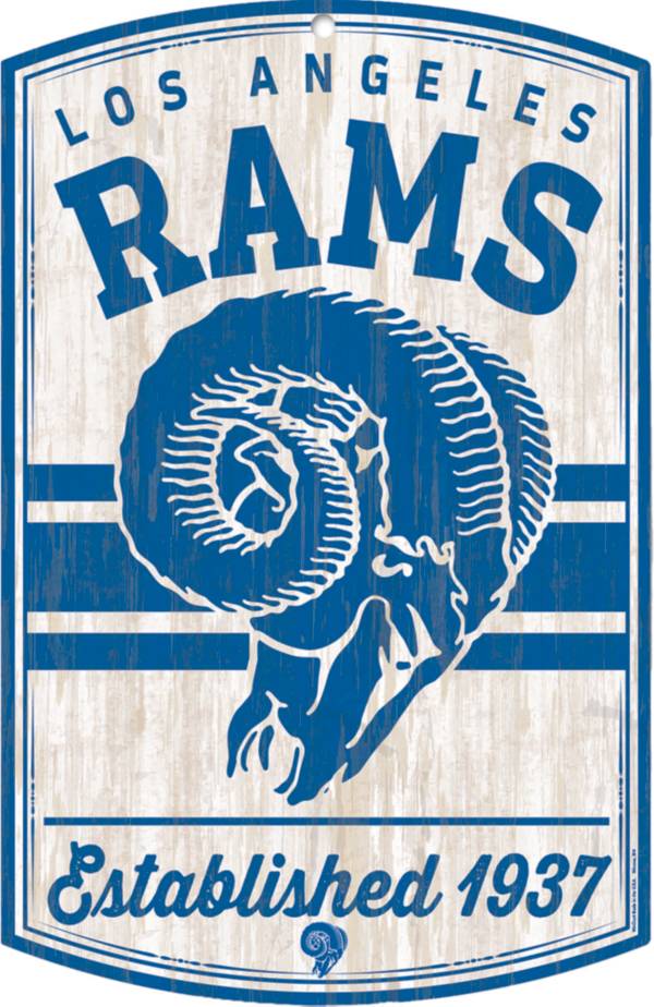 WinCraft Los Angeles Rams 11'' x 17'' Retro Sign | Dick's Sporting Goods
