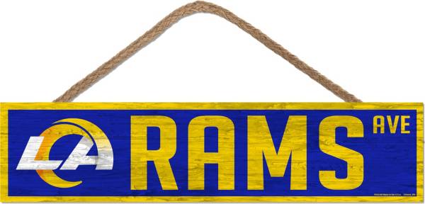 WinCraft Los Angeles Rams 4'' x 17'' Rope Sign | Dick's Sporting Goods