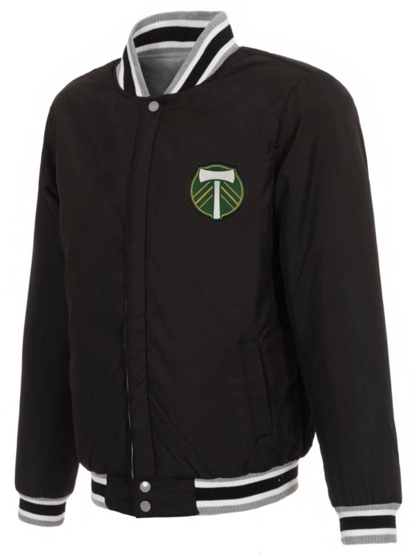 JH Design Portland Timbers Black Reversible Fleece Jacket | Dick's ...