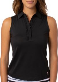 Golftini Women's Sleeveless Ruffle Golf Polo | Dick's Sporting Goods