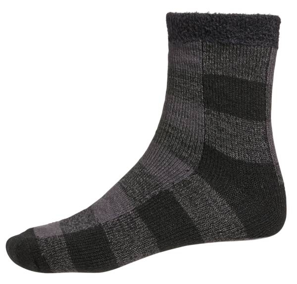 Northeast Outfitters Men's Cozy Cabin Buff Check Socks | Dick's ...