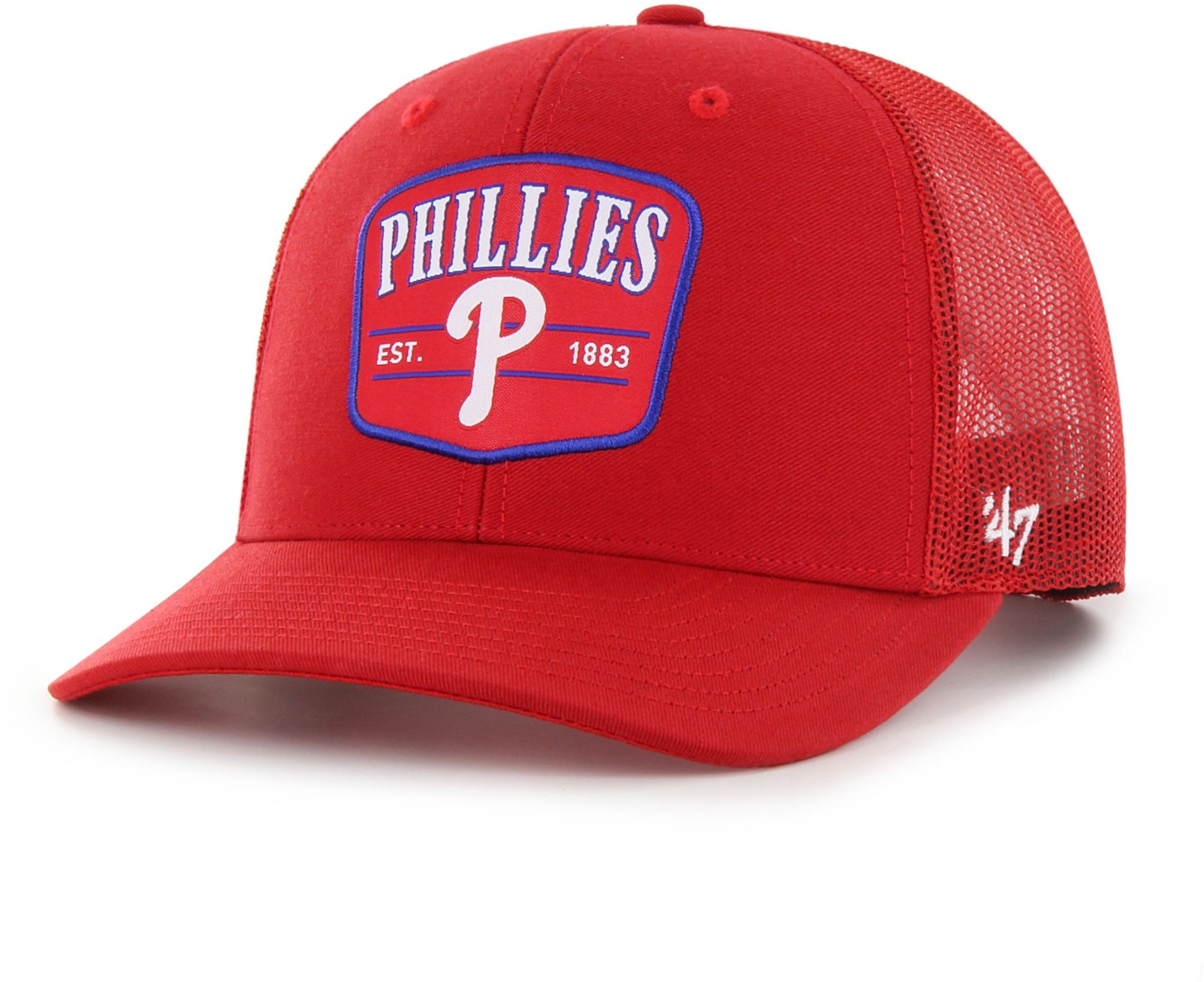 '47 Adult Philadelphia Phillies Red Squad Adjustable Trucker Hat ...