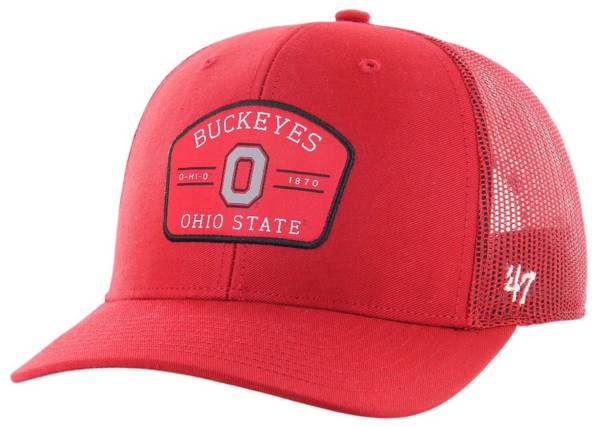 '47 Ohio State Buckeyes Scarlet Primer Trucker Adjustable Hat | Dick's ...