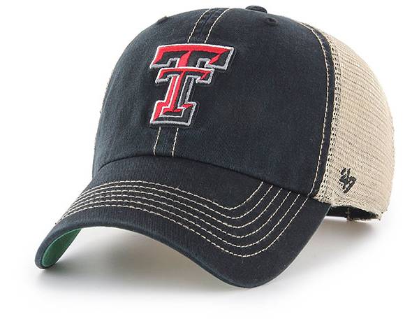 ‘47 Texas Tech Red Raiders Black Trawler Clean Up Adjustable Hat | Dick ...