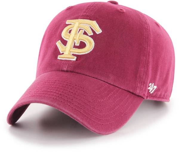'47 Men's Florida State Seminoles Garnet Clean Up Adjustable Hat | Dick ...