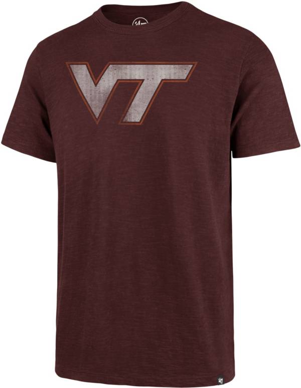 ‘47 Men's Virginia Tech Hokies Maroon Grit Scrum T-Shirt | Dick's ...