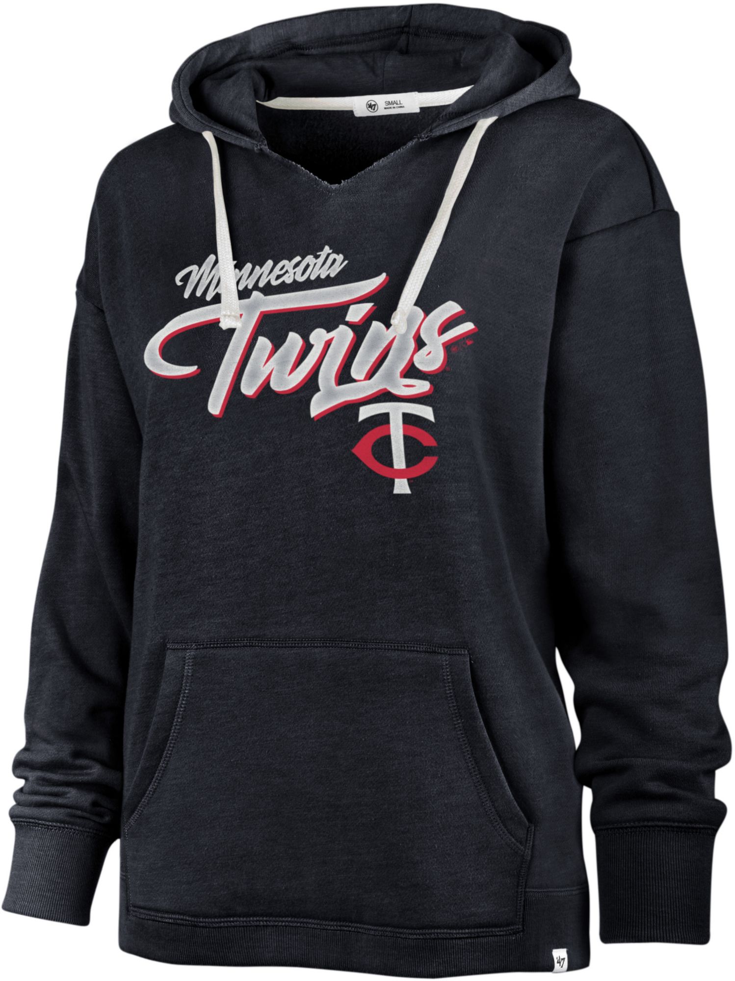 '47 Women's Minnesota Twins Blue Rise Kennedy Hoodie International Shipping