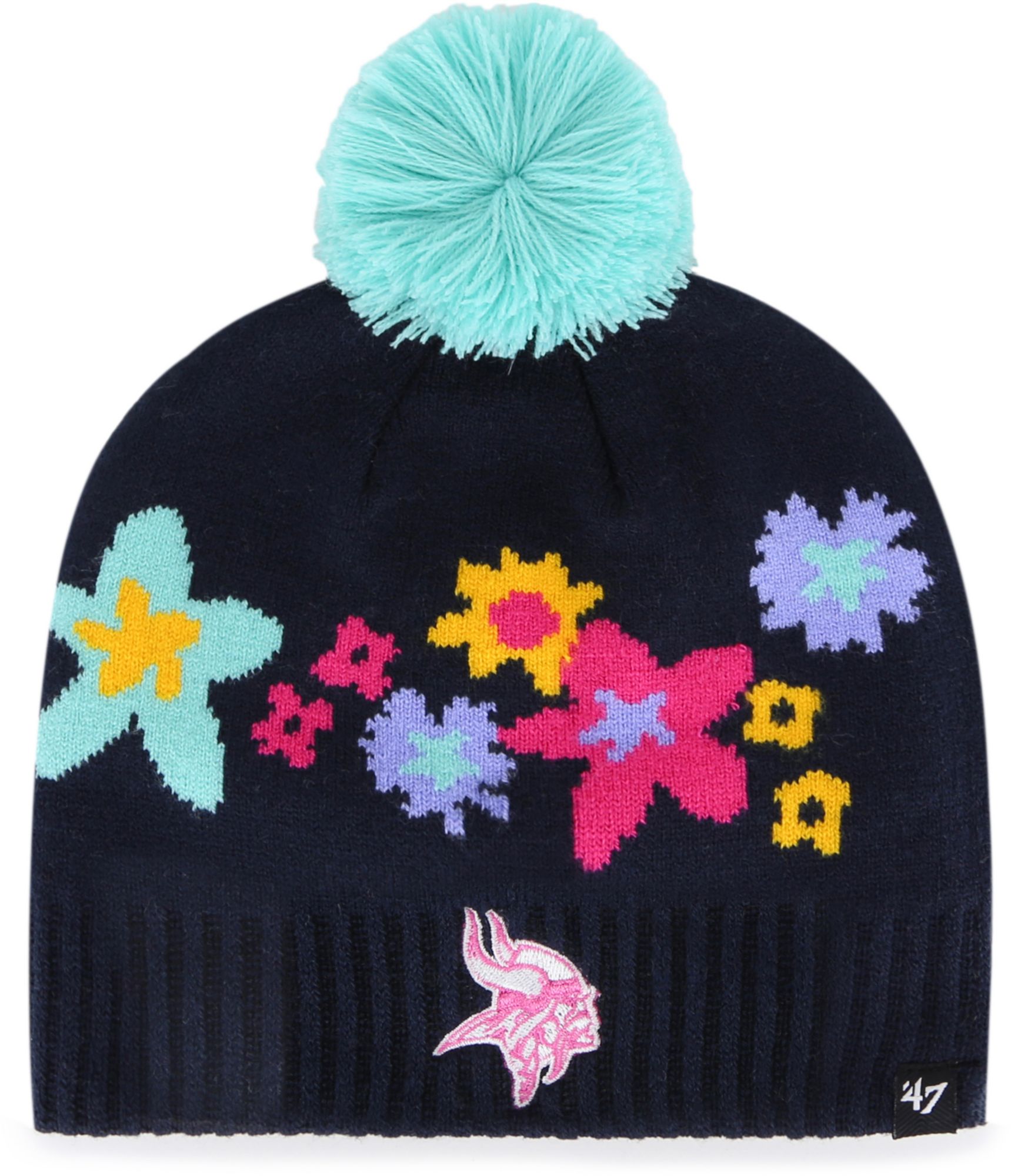 '47 Youth Minnesota Vikings Navy Buttercup Knit International Shipping