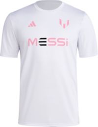 adidas Adult Miami Messi LM #10 White T-Shirt | Dick's Sporting Goods