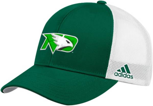 adidas Men's North Dakota Fighting Hawks Green Structured Adjustable ...