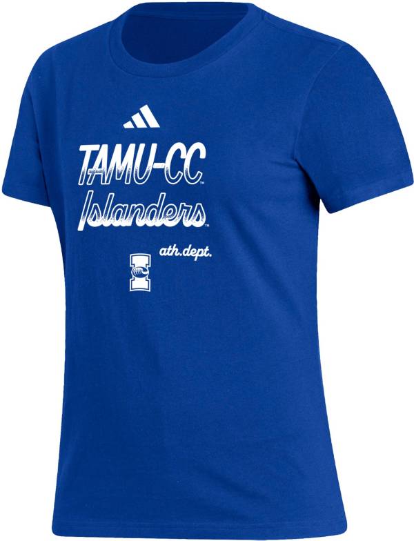 adidas Women's Texas A&M -Corpus Christi Islanders Blue Amplifier T ...