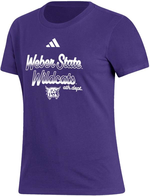 adidas Women's Weber State Wildcats Purple Amplifier T-Shirt | Dick's ...