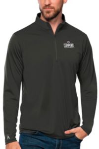 Antigua Men's Los Angeles Clippers Tribute Grey Pullover Sweater | Dick ...