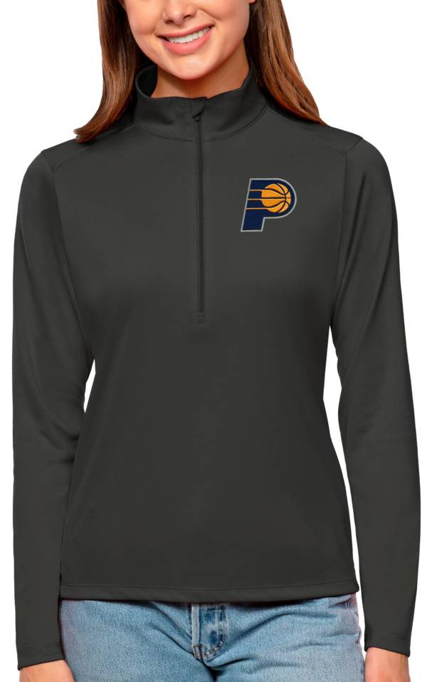Antigua Women's Indiana Pacers Tribute Grey Pullover Sweater | Dick's ...