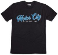 Where I'm From Adult Detroit Motor City Script Black T-Shirt | Dick's ...