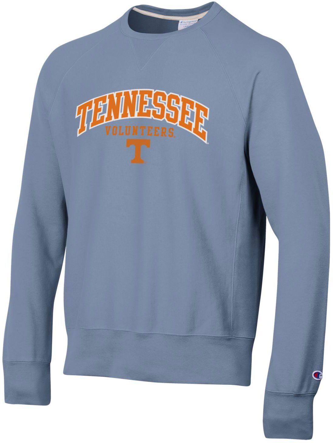 Champion Men's Tennessee Volunteers Blue Vintage Reverse Weave Crew ...