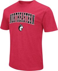 Colosseum Men's Northeastern Huskies Red Playbook T-Shirt | Dick's ...