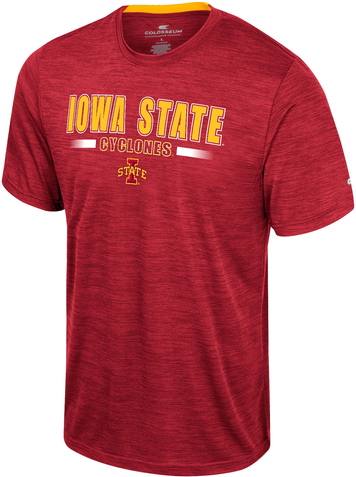 Colosseum Men's Iowa State Cyclones Cardinal Wright T-Shirt - Big Apple ...