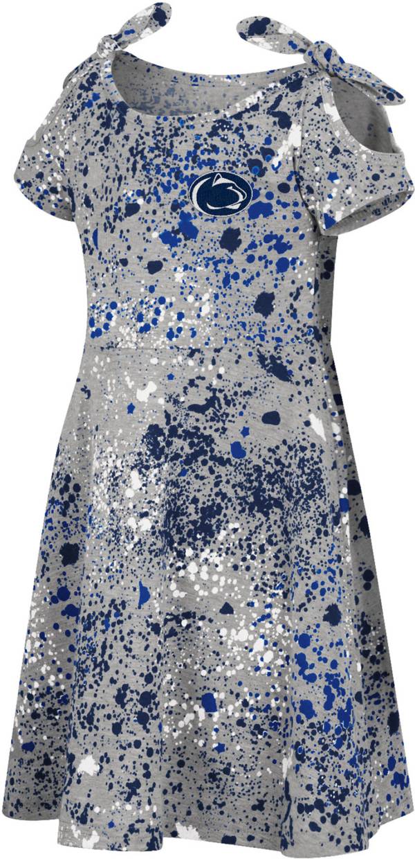 Colosseum Toddler Penn State Nittany Lions Grey Sweet Pea Dress | Dick ...