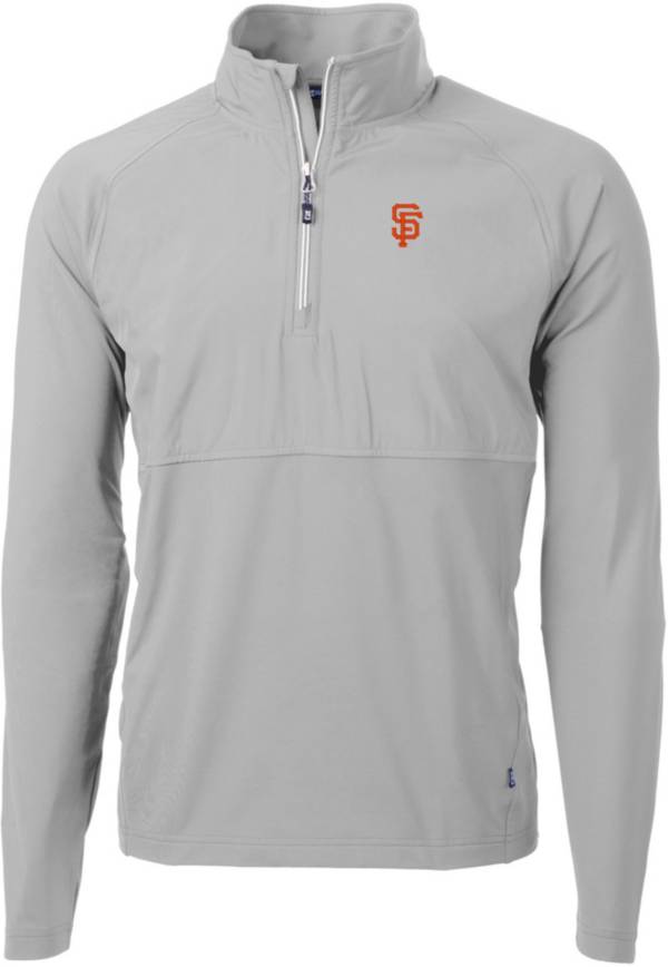Cutter And Buck Mens San Francisco Giants Polished Adapt Eco Knit Hybrid