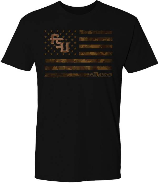 FloGrown Men's Florida State Seminoles Black Camo Flag Black T-Shirt | Dick's Sporting Goods