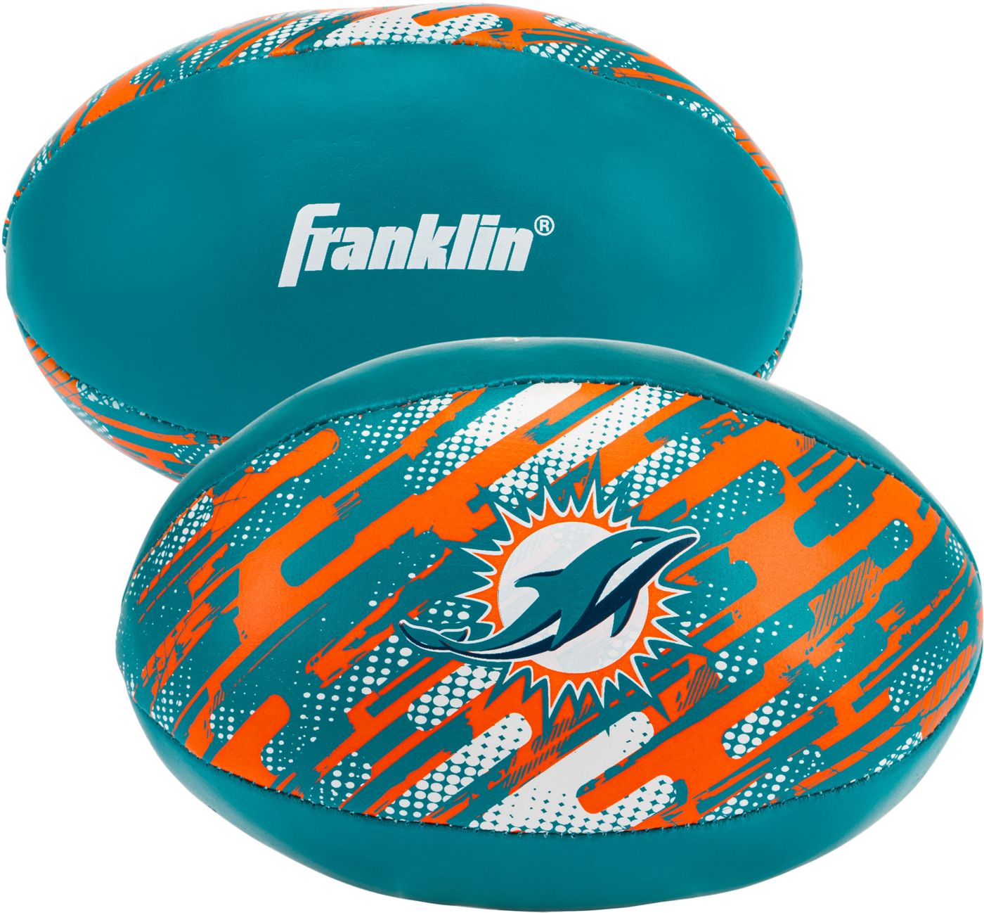 Franklin Miami Dolphins 4'' 2-Pack Softee | Dick's Sporting Goods
