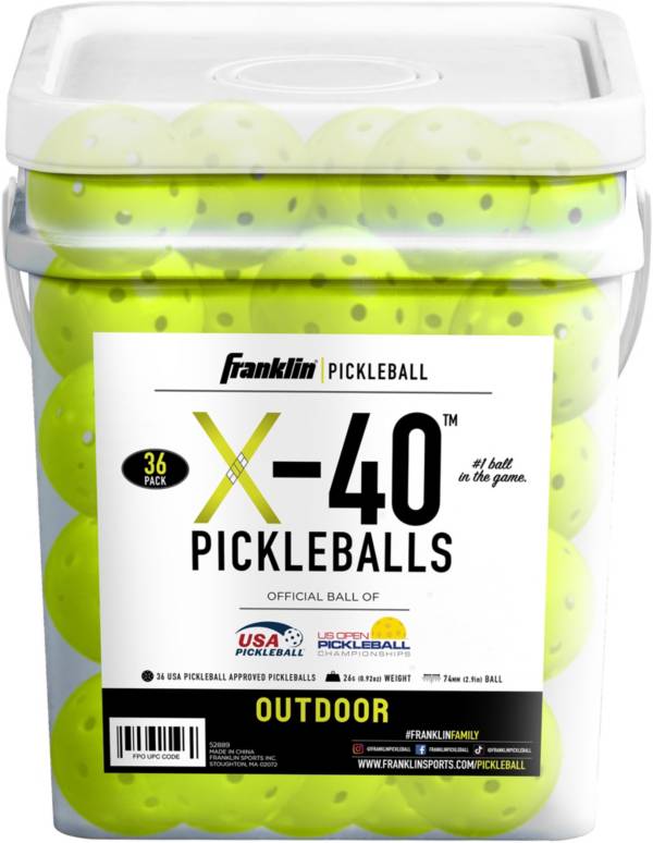 Franklin X-40 36-Pickleball Bucket | Dick's Sporting Goods