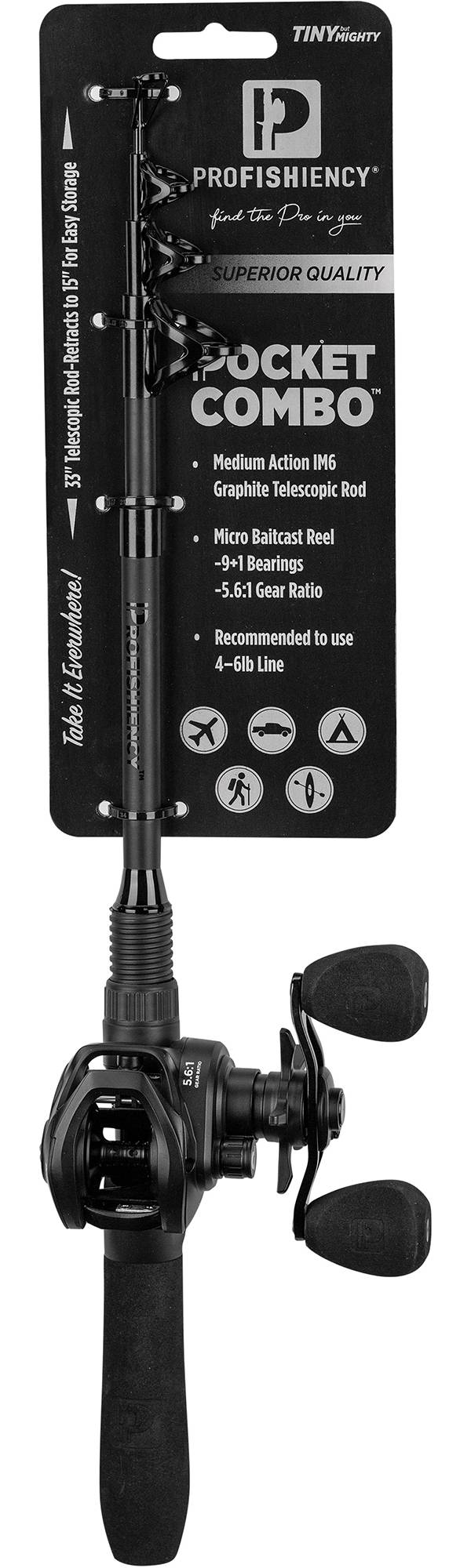 ProFISHiency "Tiny But Mighty" Baitcast Pocket Combo | Publiclands