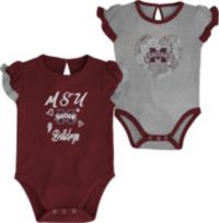 Gen2 Infant Mississippi State Bulldogs 2 Much Love 2-Piece Creeper Set ...