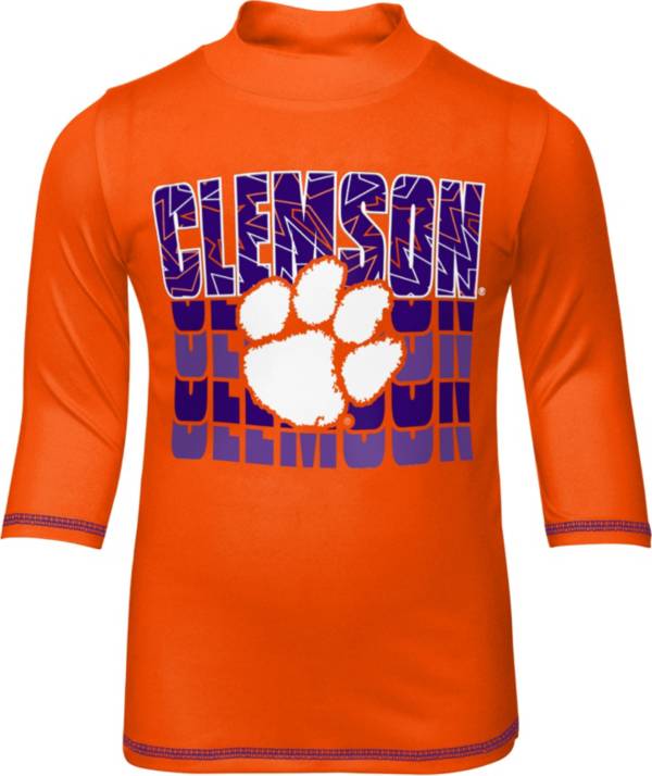 Gen2 Toddler Clemson Tigers Orange Long Sleeve Rash Guard | Dick's ...