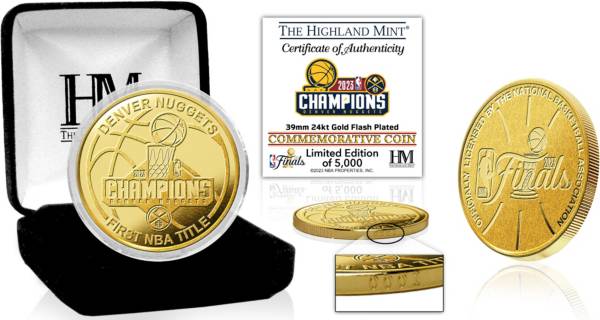 Highland Mint 2023 NBA Champions Denver Nuggets Gold Coin | Dick's ...
