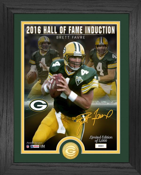 Highland Mint Green Bay Packers Brett Favre Hall of Fame Bronze Coin ...