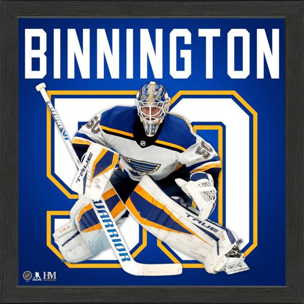 Highland Mint St. Louis Blues Jordan Bennington Impact Jersey Photo ...
