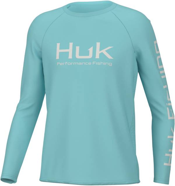 HUK Youth Pursuit Solid Long Sleeve Shirt | Dick's Sporting Goods