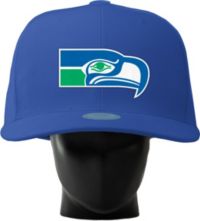 Noggin Boss Seattle Seahawks Throwback Blue Oversized Hat | Dick's ...