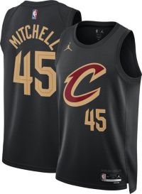 Jordan Adult Cleveland Cavaliers Donovan Mitchell #45 Swingman ...