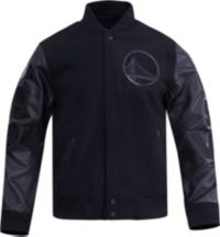 Pro Standard Men's Golden State Warriors Black Wool Varsity Jacket ...