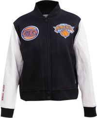 Pro Standard Women's New York Knicks Black Wool Varsity Jacket | Dick's ...
